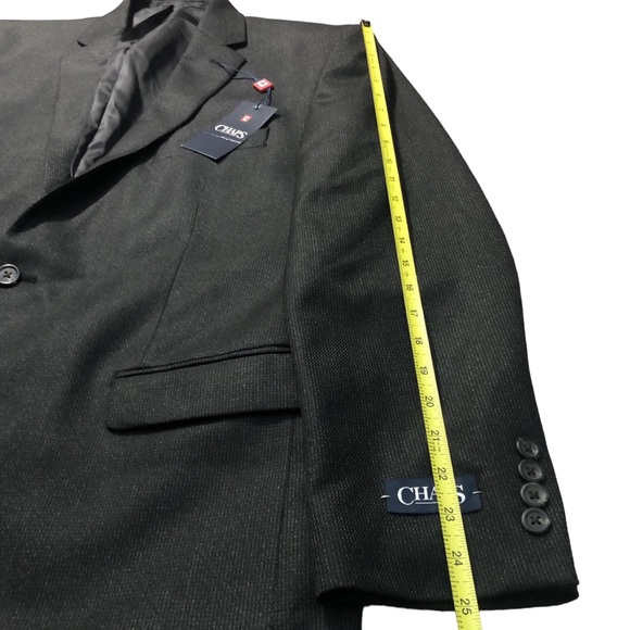 Chaps | Suits & Blazers | Chaps Ralph Lauren Blazer Mens 44r Dark Charcoal Jacket New With Tags ...